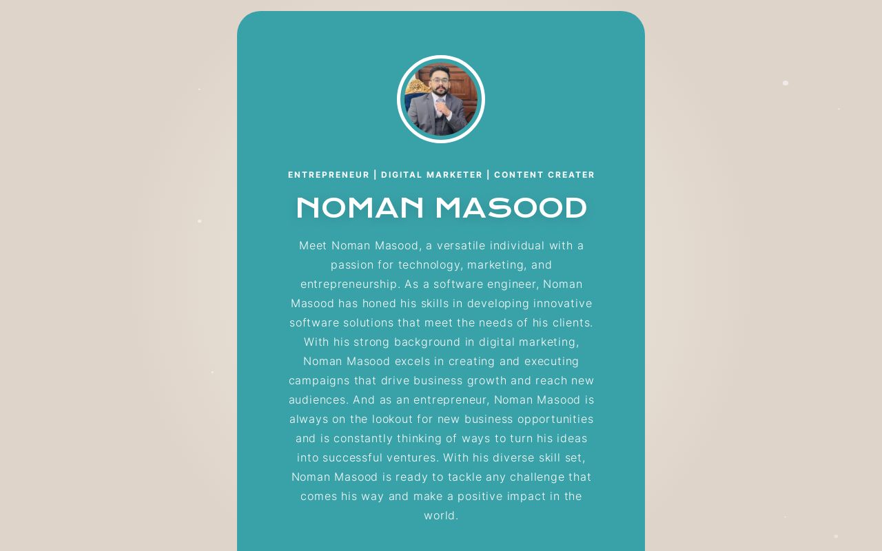 Noman Masood
